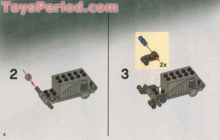 LEGO 8493 Red Ace Instructions and Parts List