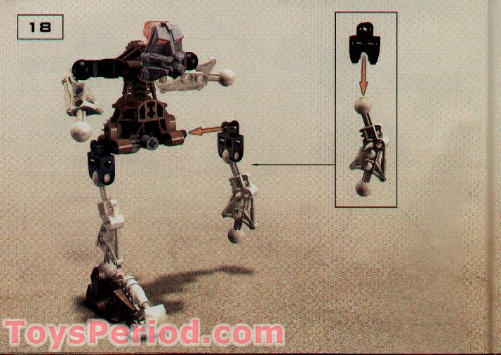 LEGO 8531-1 Pohatu Instructions and Parts List