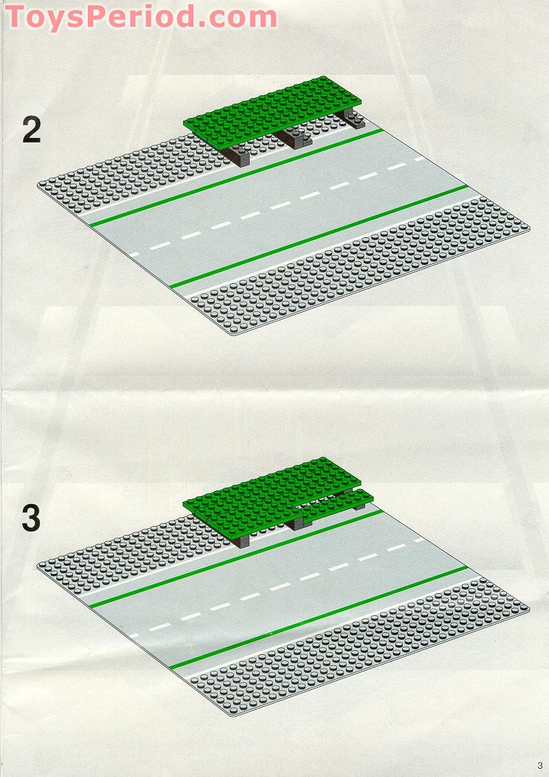 LEGO 4532 Manual Level Crossing Instructions and Parts List