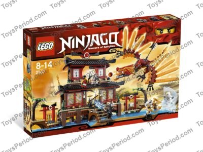 LEGO 2507 Fire Temple Instructions and Parts List