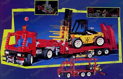 LEGO 8872 Forklift Transporter Instructions and Parts List