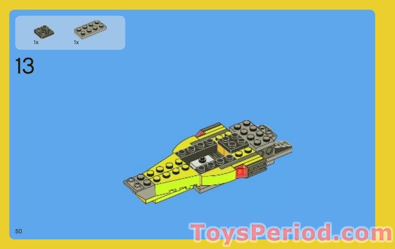 LEGO 6912 Super Soarer Instructions and Parts List