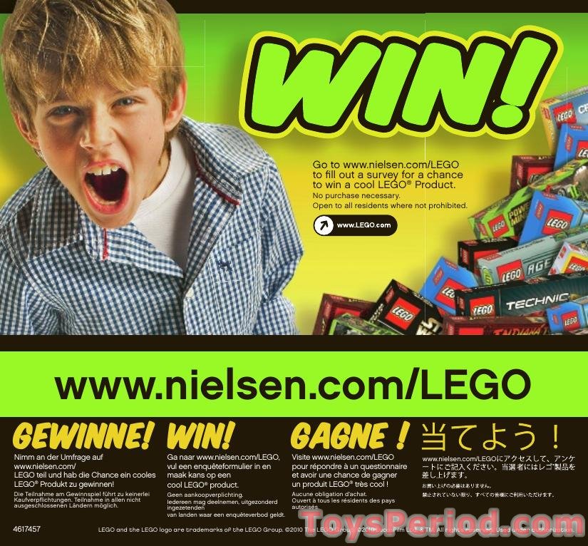 LEGO 8898 Wreckage Road Instructions and Parts List