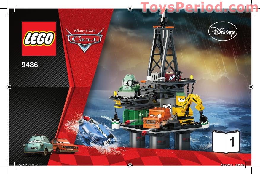LEGO 9486 Oil Rig Escape Instructions and Parts List