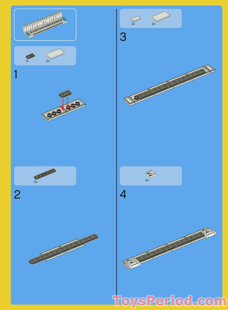 LEGO 10231 Shuttle Expedition Instructions and Parts List