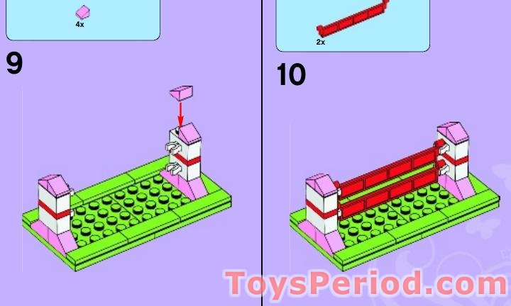 LEGO 3189 Heartlake Stables Instructions and Parts List