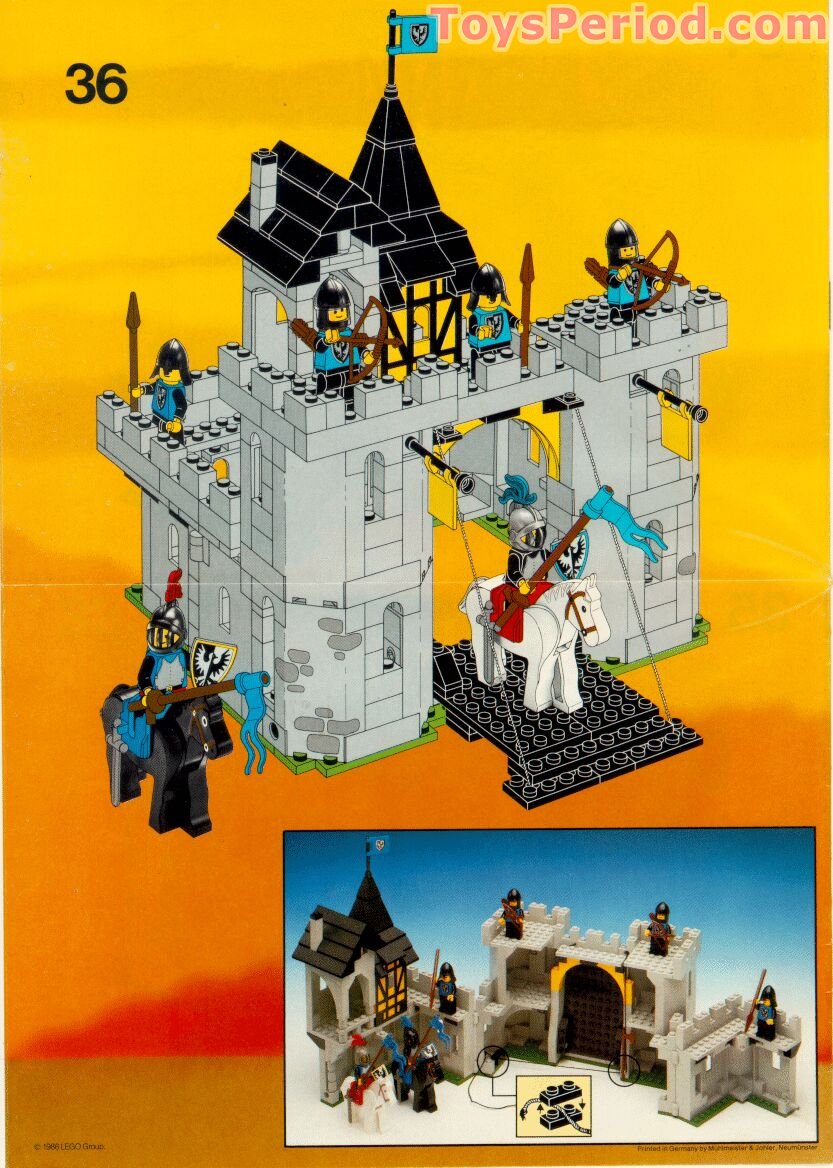 LEGO 10039 Black Falcon's Fortress Instructions and Parts List