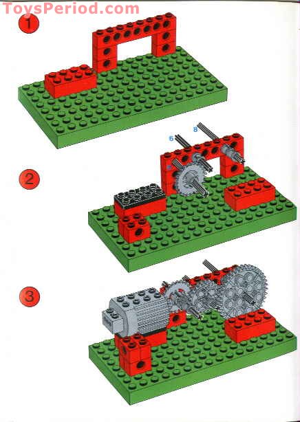 LEGO 1033 Building Instructions for Set 1032 Instructions and Parts List