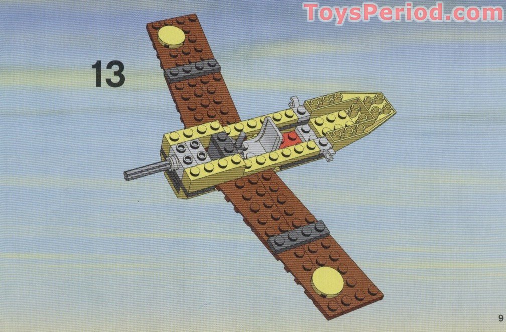 LEGO 4778 Desert Biplane Instructions and Parts List