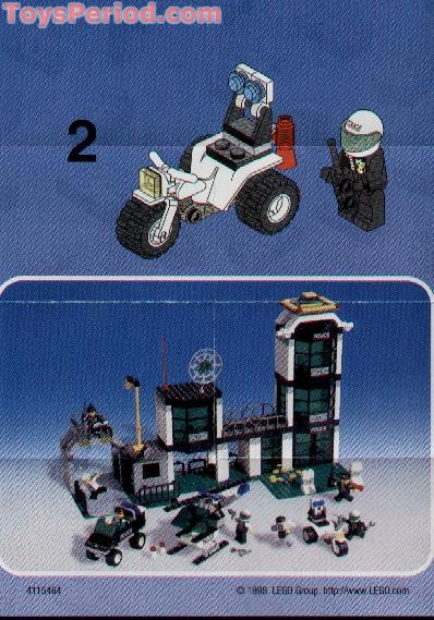 LEGO 6332 Command Post Central Instructions and Parts List