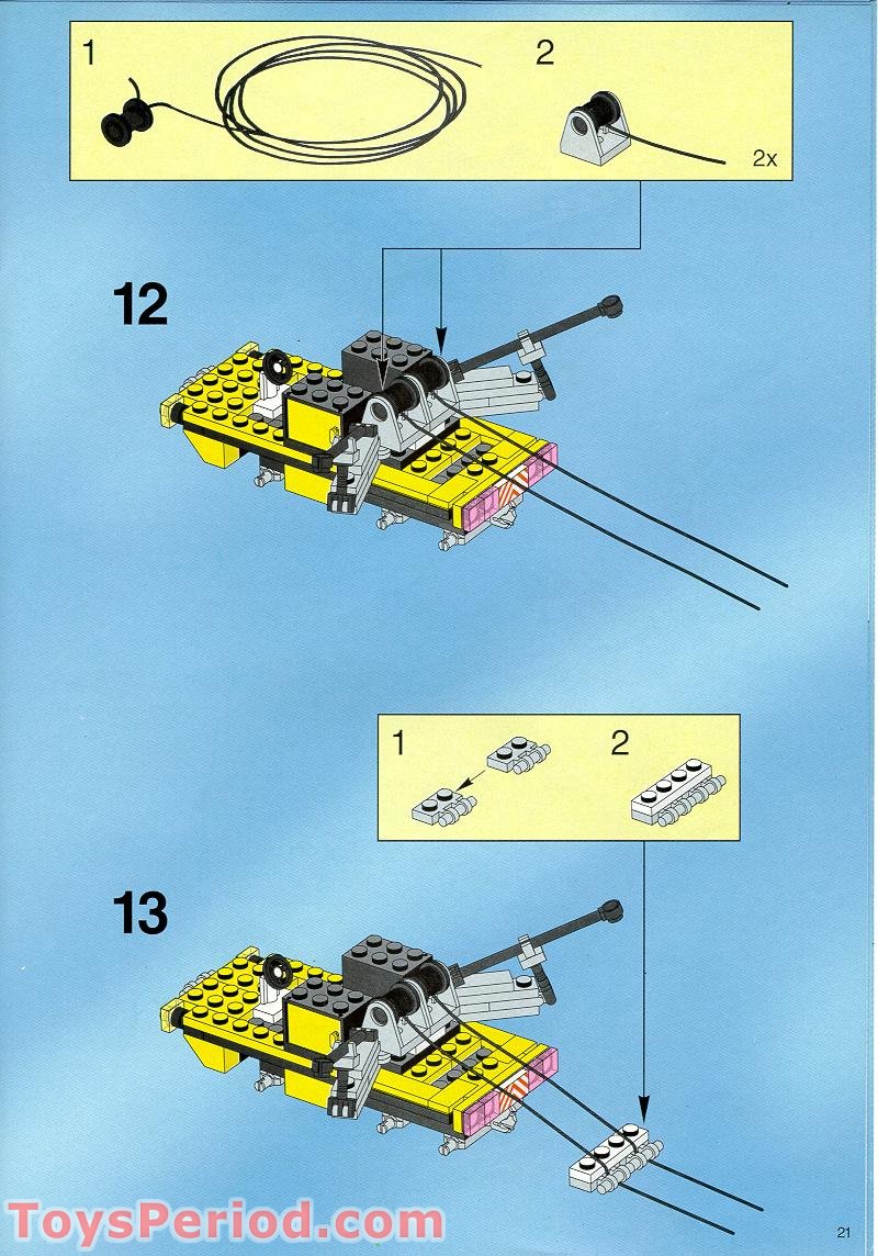 LEGO 6479 Emergency Response Center Instructions and Parts List