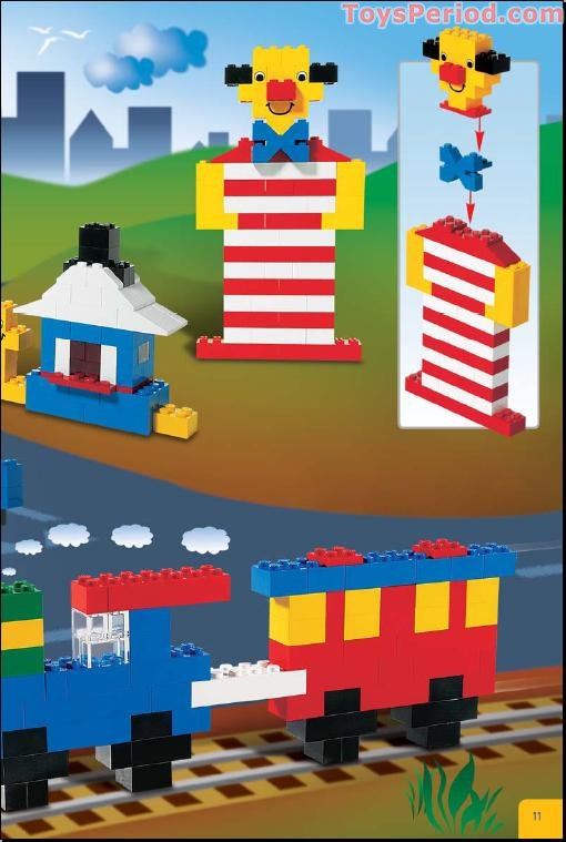 LEGO 7793 LEGO Standard Starter Set Instructions and Parts List