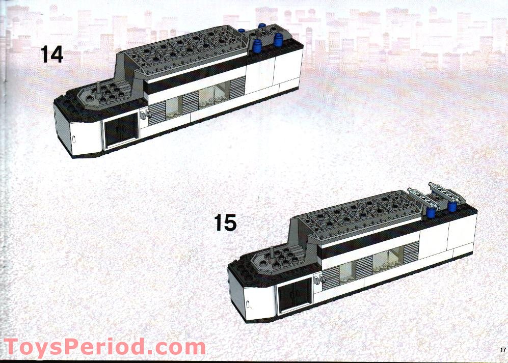 LEGO 7034 Surveillance Truck Instructions and Parts List