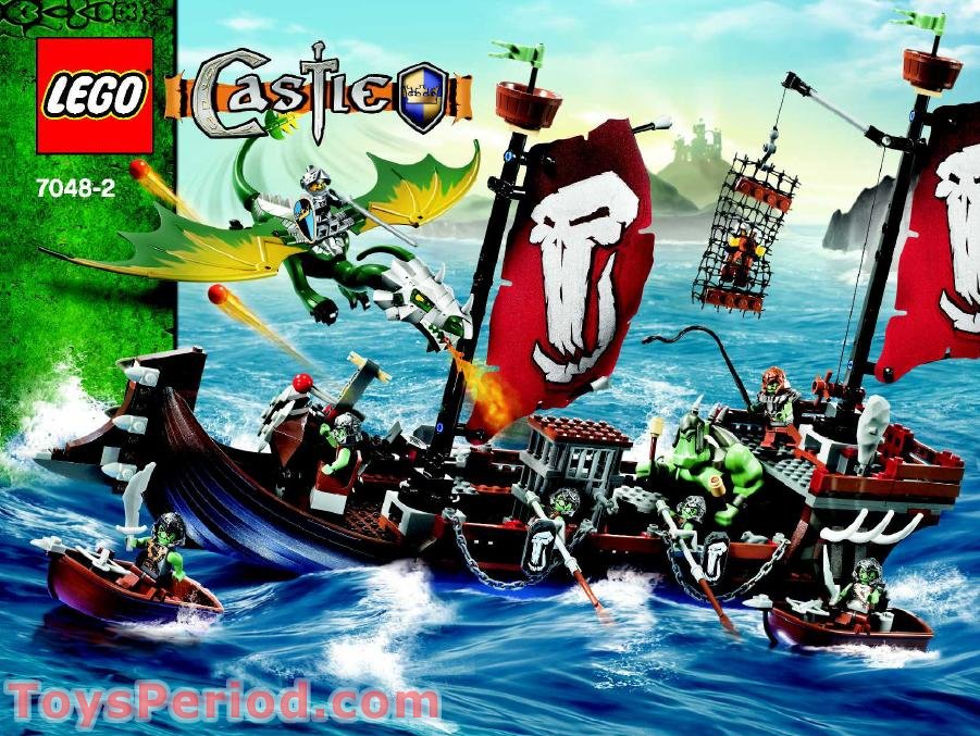LEGO 7048 Troll Warship Instructions and Parts List