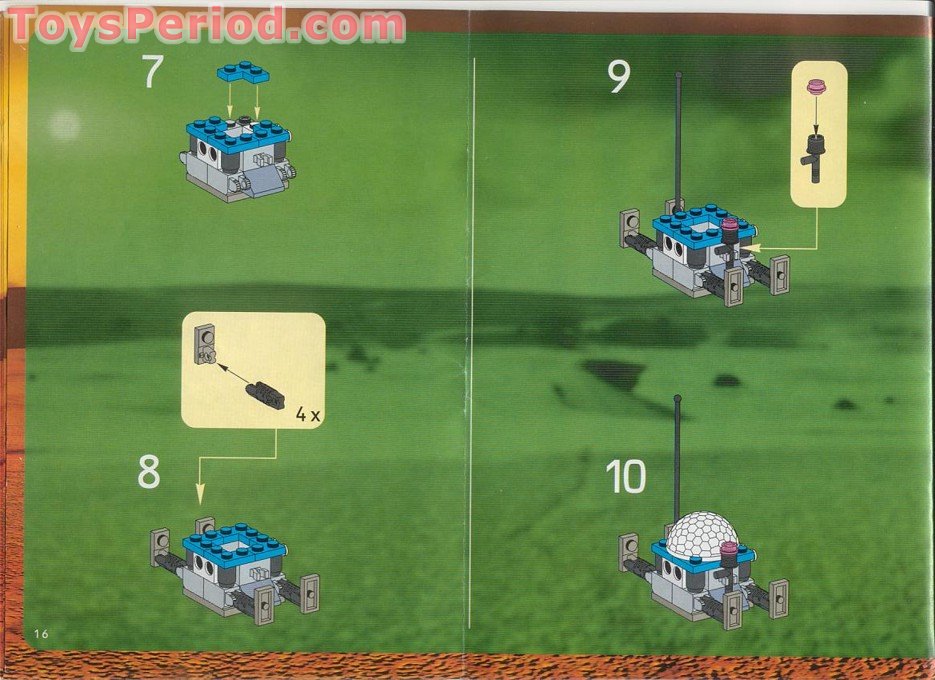 LEGO 7315 Solar Explorer Instructions and Parts List