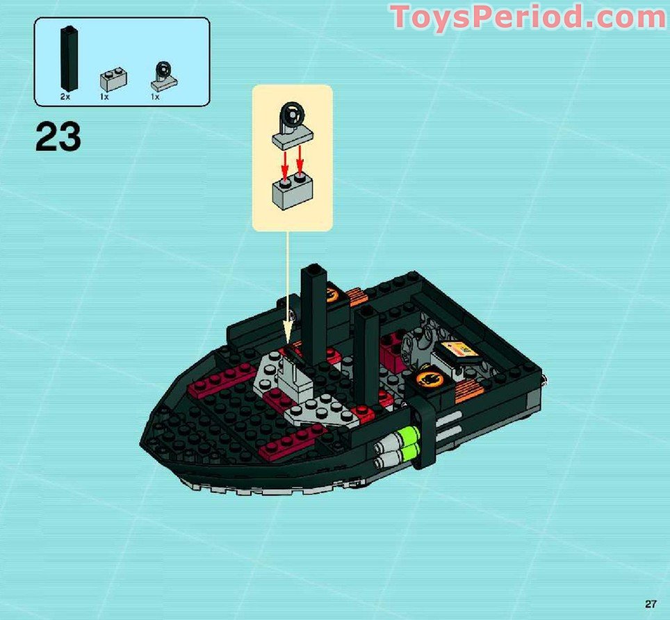 LEGO 8636 Mission 7: Deep Sea Quest Instructions and Parts List