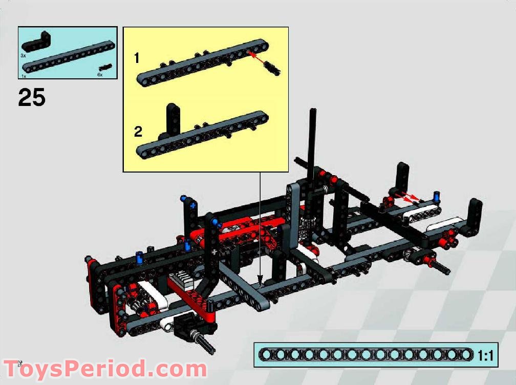LEGO 8682 Nitro Intimidator Instructions and Parts List