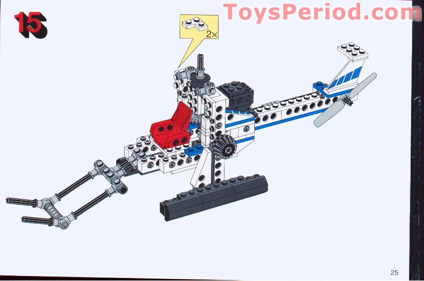 LEGO 8824 Hovercraft Instructions and Parts List