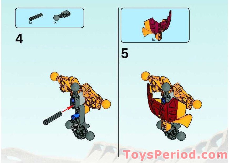 LEGO 8979 Malum Instructions and Parts List