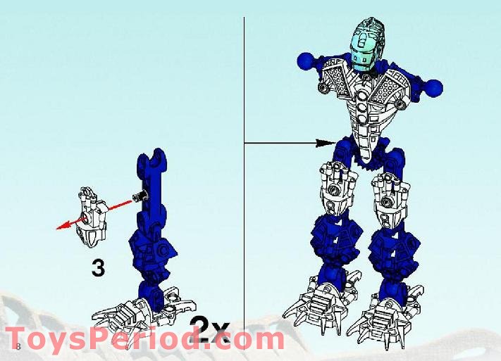LEGO 8988 Gelu Instructions and Parts List