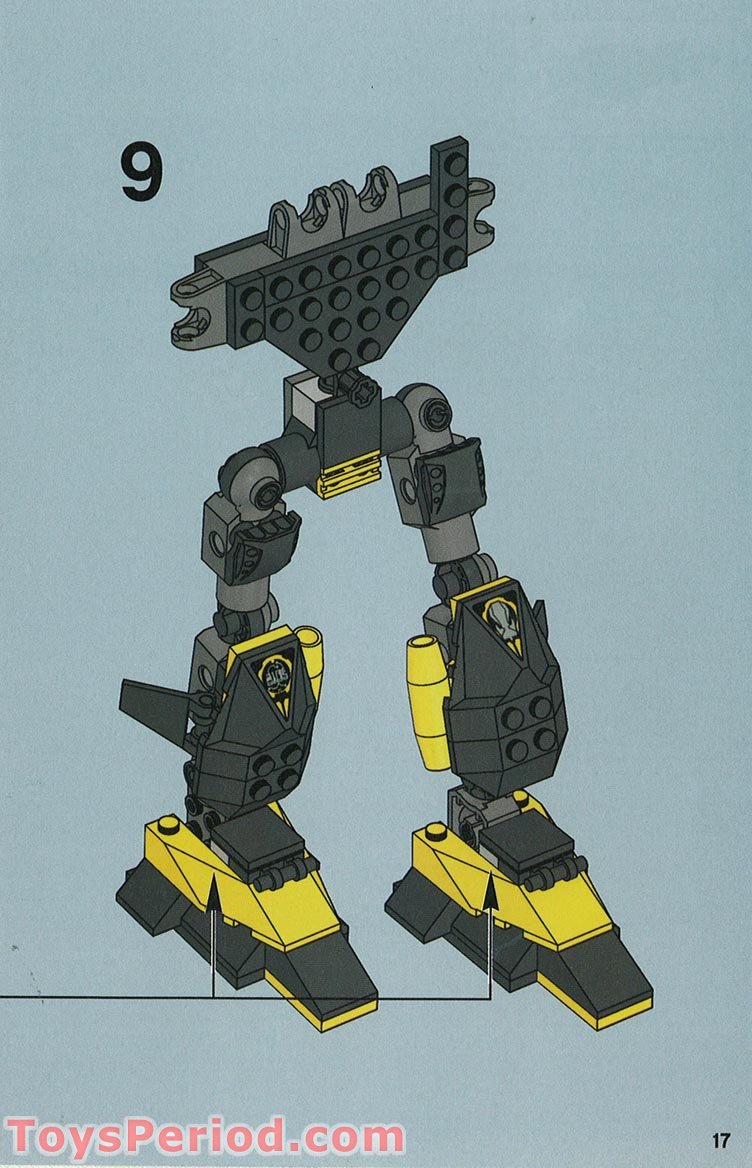 LEGO 8105 Iron Condor Instructions and Parts List