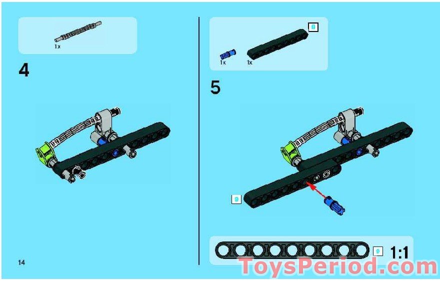 LEGO 8256 Super Kart Instructions and Parts List