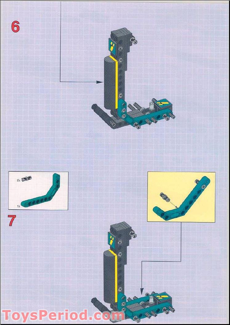 LEGO 8257 Cyber Strikers Instructions and Parts List