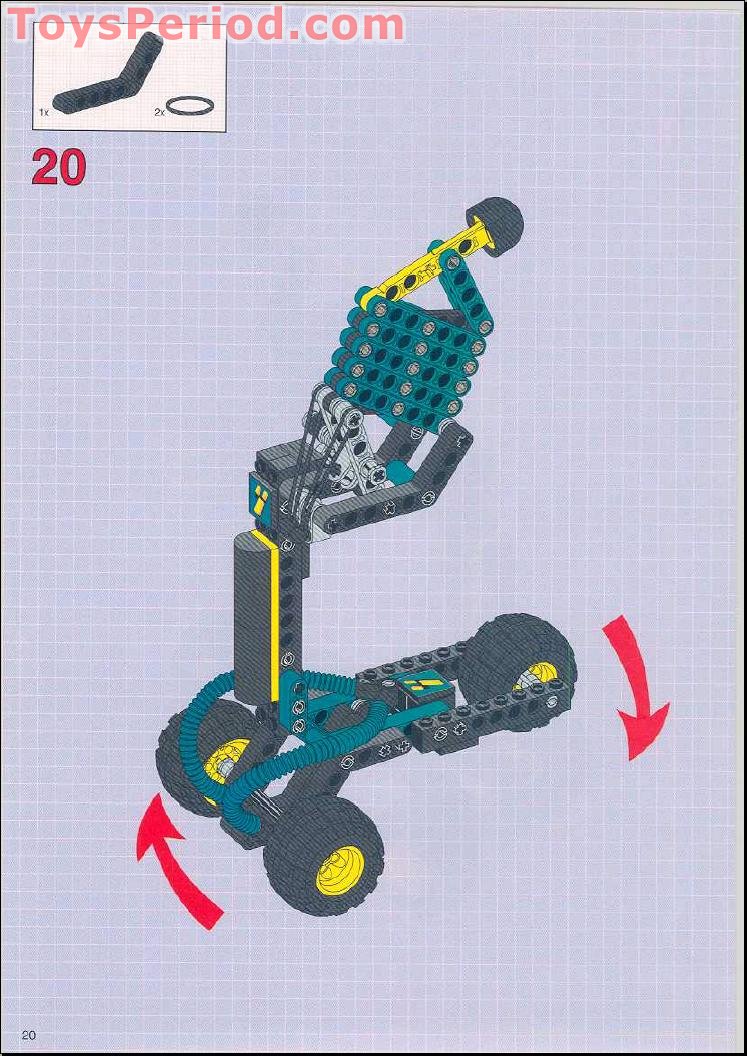 LEGO 8257 Cyber Strikers Instructions and Parts List
