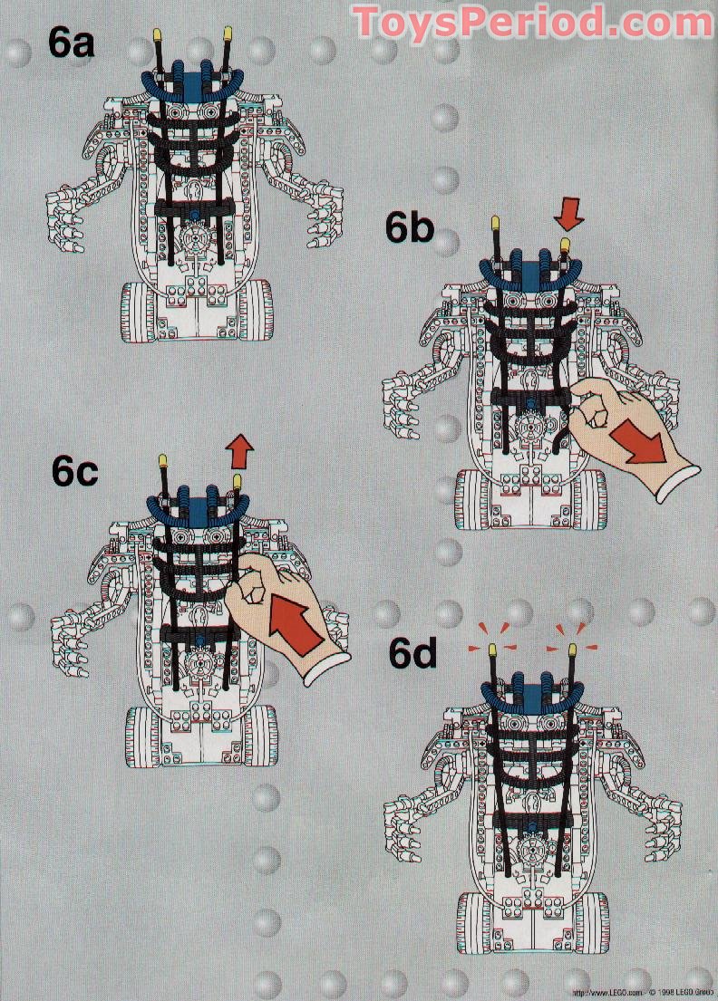 LEGO 8483 Cybermaster with Storage Case Instructions and Parts List