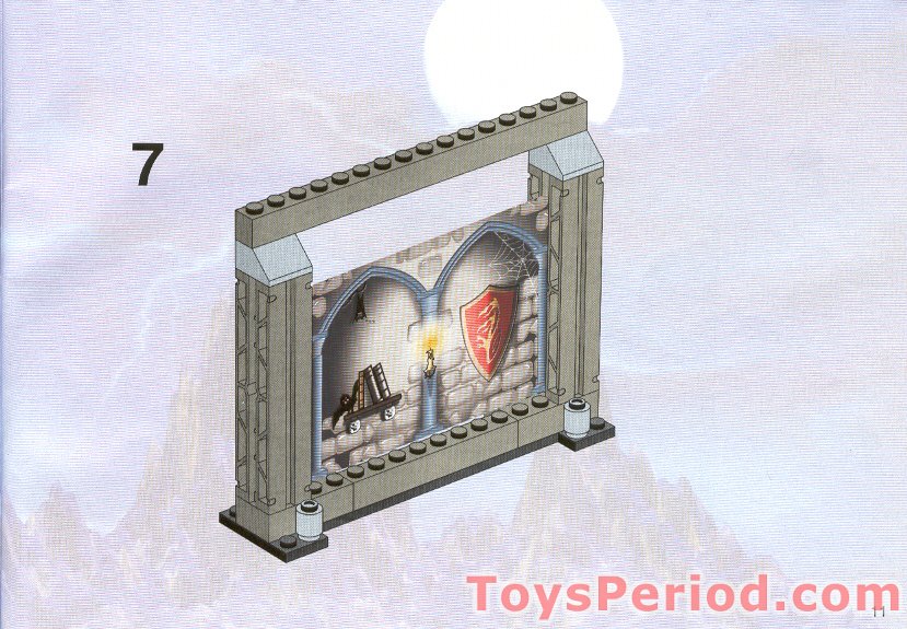 LEGO 1381 Vampire's Crypt Instructions and Parts List