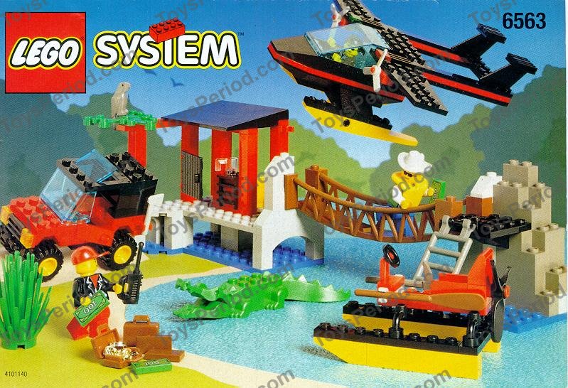 LEGO 6563 Gator Landing Instructions and Parts List