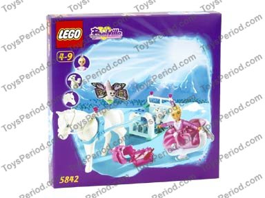 LEGO 5842 Vanilla's Frosty Sleighride Set Parts List