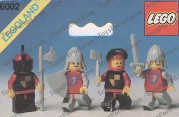 LEGO 6002-2 Castle Figures Instructions and Parts List
