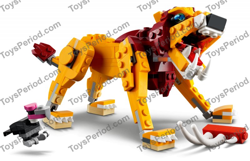 LEGO 31112 Wild Lion Set Parts List