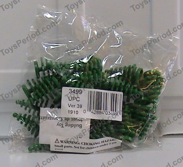 LEGO 3499 Small Spruce Trees Set Parts List