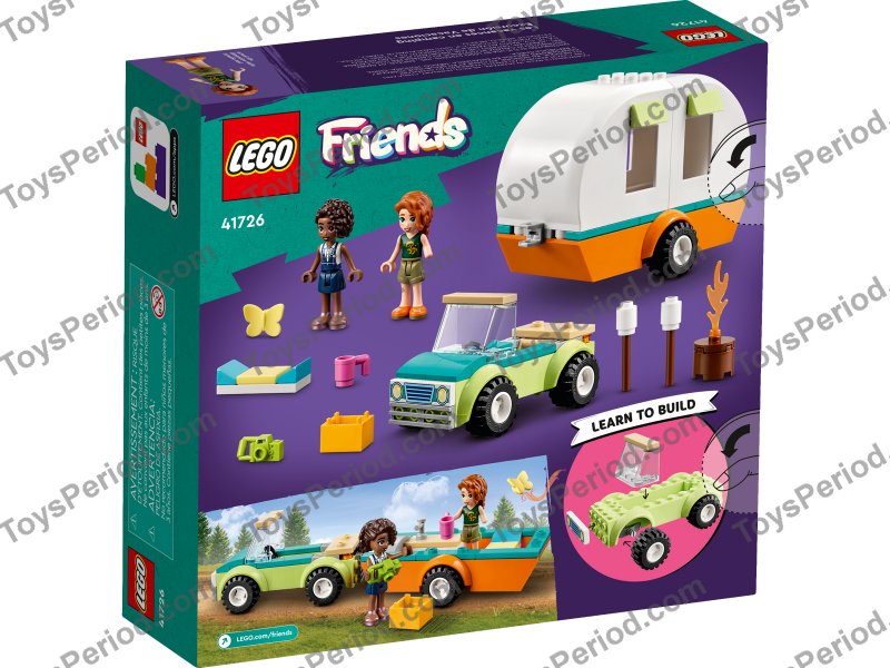 LEGO 41726 Holiday Camping Trip Set Parts List