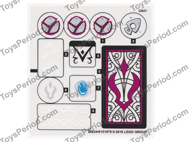 LEGO Sets with Part 41179stk01 Sticker Sheet for Set 41179 - (26634 / ...