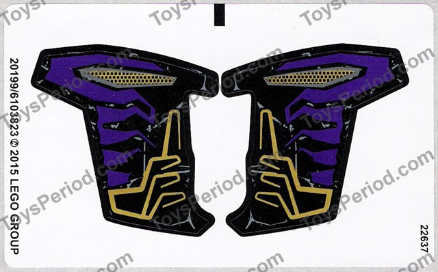 LEGO Sets with Part 70789stk01 Sticker Sheet for Set 70789 - (20199/ ...