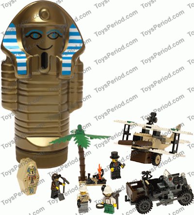 LEGO 5909 Treasure Raiders Set with Mummy Storage Container ...