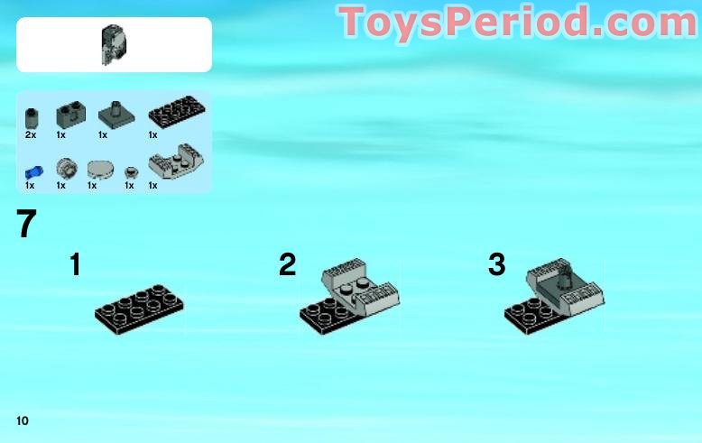 LEGO 60015 Coast Guard Plane Instructions and Parts List
