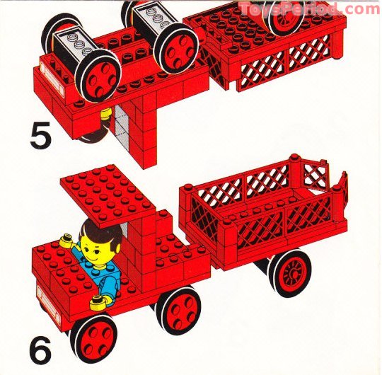 LEGO 190 LEGO Building Set with People - Farm Instructions and Parts List