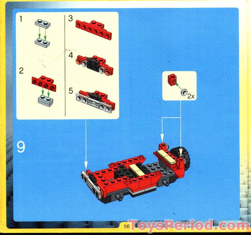 LEGO 4883 Gear Grinders Instructions and Parts List
