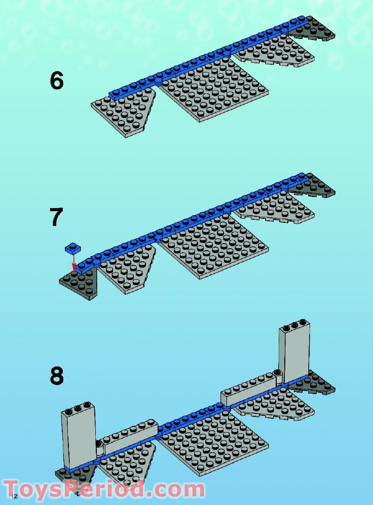LEGO 4981 Chum Bucket Instructions and Parts List