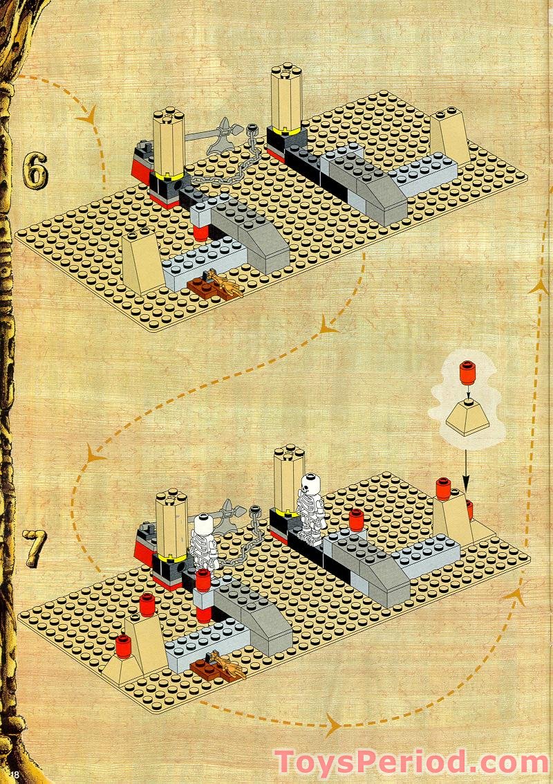LEGO 5988 Pharaoh's Forbidden Ruins Instructions and Parts List
