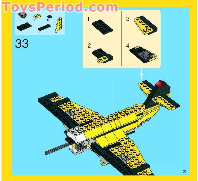 LEGO 6745 Propeller Power Instructions and Parts List