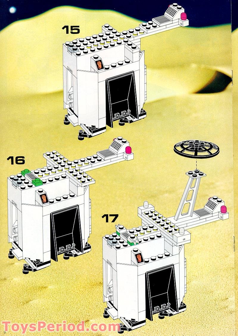LEGO 6783 Sonar Transmitting Cruiser Instructions and Parts List