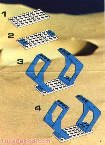 LEGO 6892 Modular Space Transport Instructions and Parts List