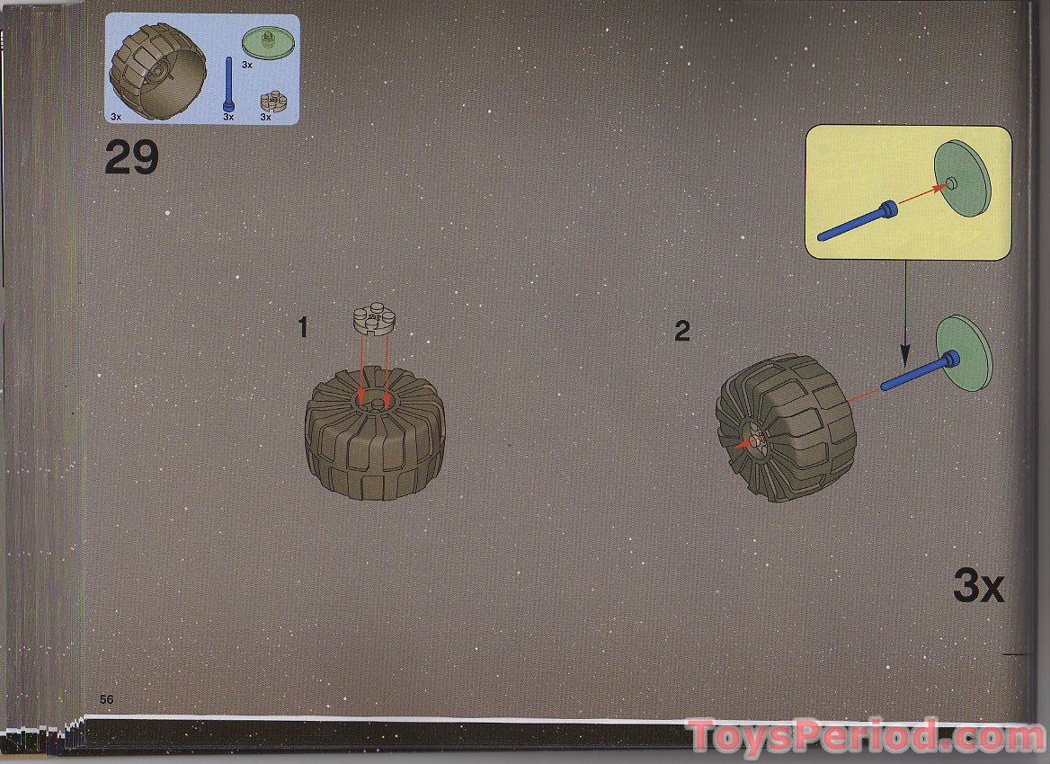 LEGO 6211 Imperial Star Destroyer Instructions and Parts List