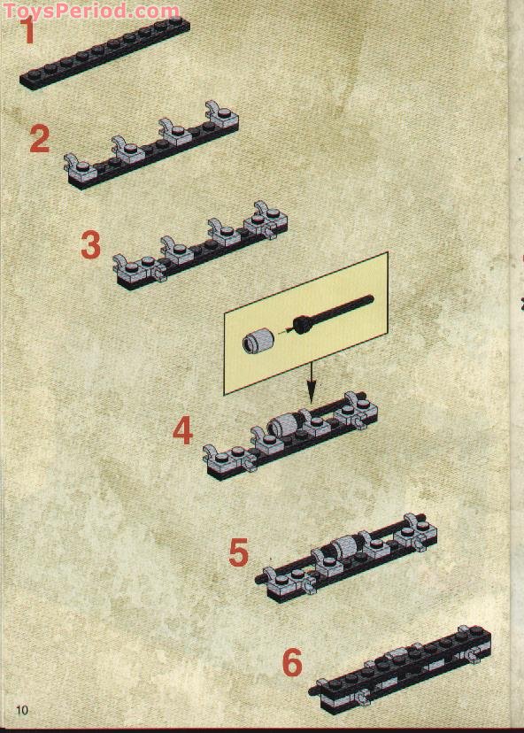 LEGO 6249 Pirates Ambush Instructions and Parts List