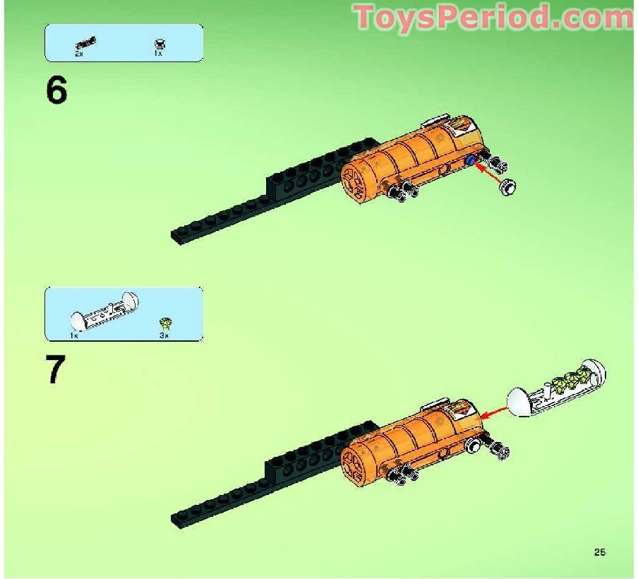 LEGO 7647 MX-41 Switch Fighter Instructions and Parts List